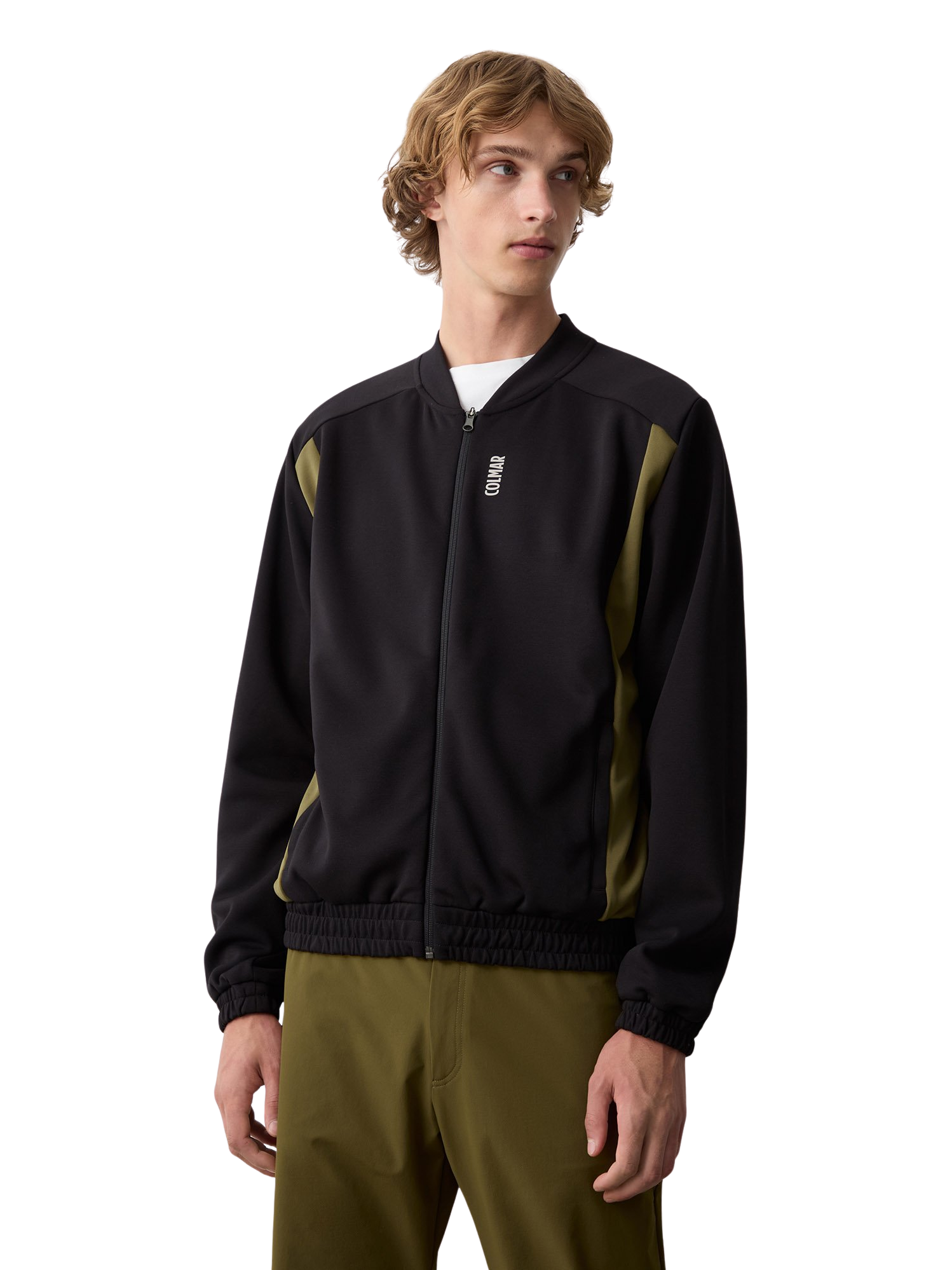 Colmar Full Zip Bomber Fleece - Felpe Uomo Nero | Nencini Sport